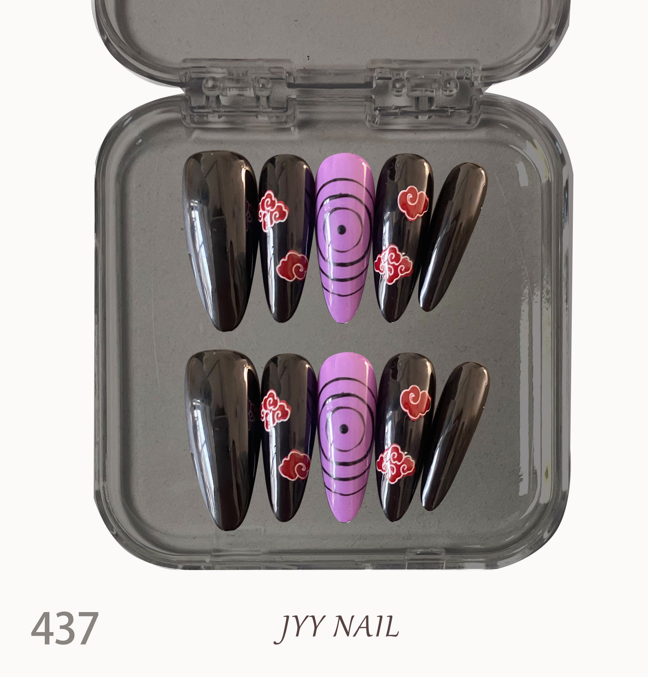 A437 Auspicious clouds :Hand-painted Xiangyun high Ding series nail ar ...